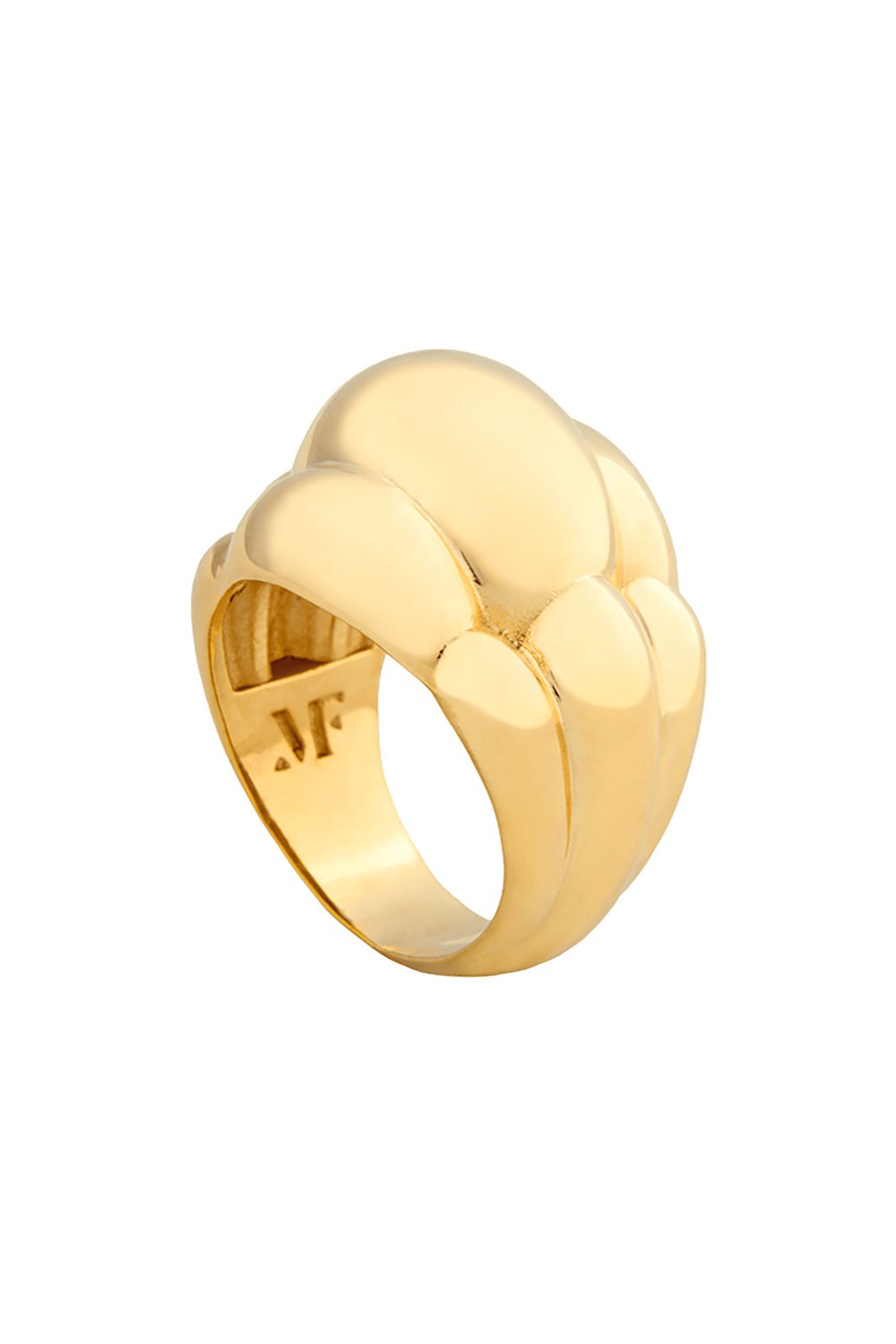 Anel Califórnia Mini Maria Frering - Dourado - Gallerist