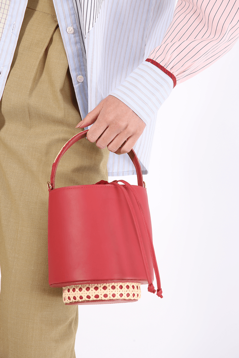 Bolsa Bucket Sto. Domingo Vermelho Nohma - Vermelho - Gallerist