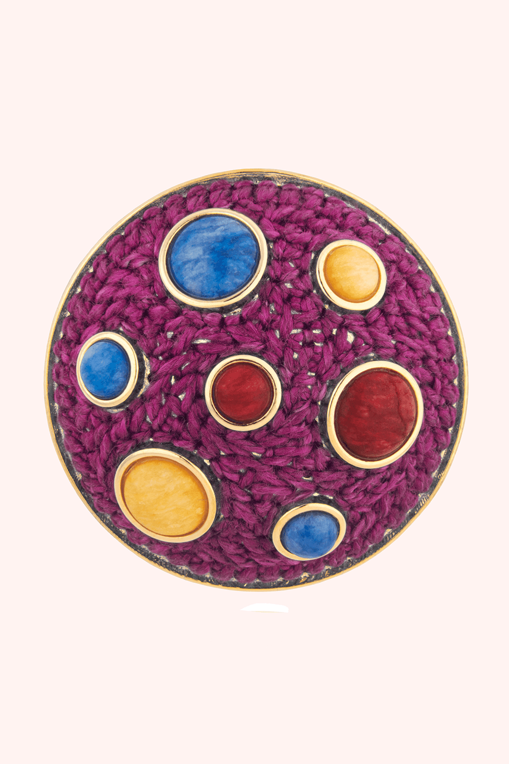 Colar Cosmo Beterraba Maria Frering - Roxo - Gallerist