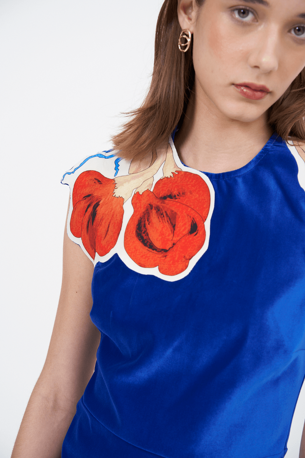 Vestido Bella Azul Lo De Lui - Azul - Gallerist