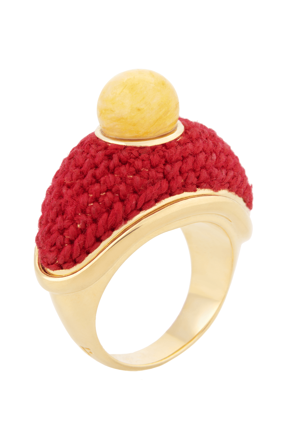 Anel Kyoto Amarelo e Vermelho Maria Frering - Vermelho - Gallerist