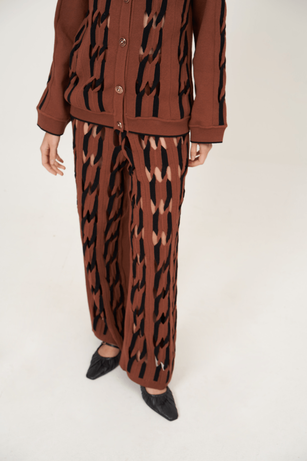 Calca Duccio Framed - Marrom - Gallerist