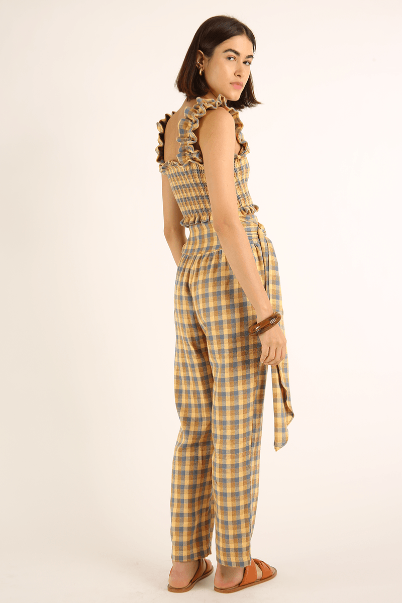 Top Ivy Xadrez Framed - Azul - Gallerist