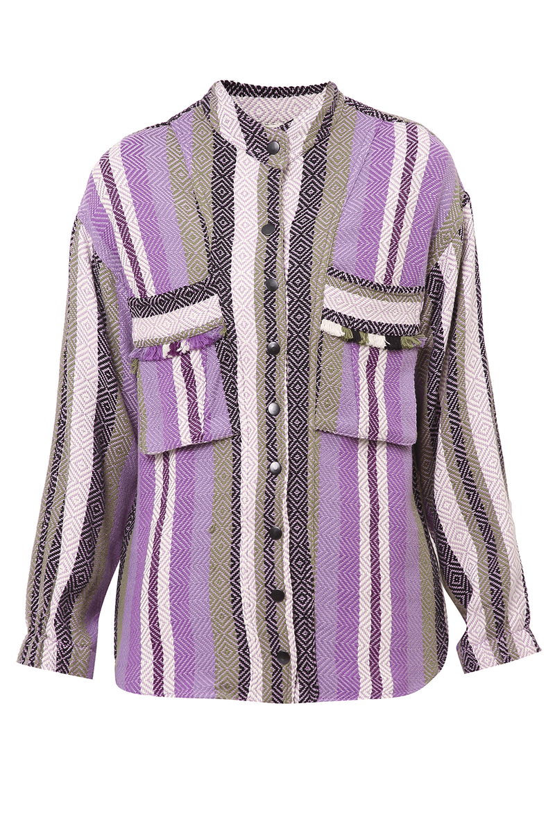 Camisa Tear Inca Roxo Savy - Roxo - Gallerist