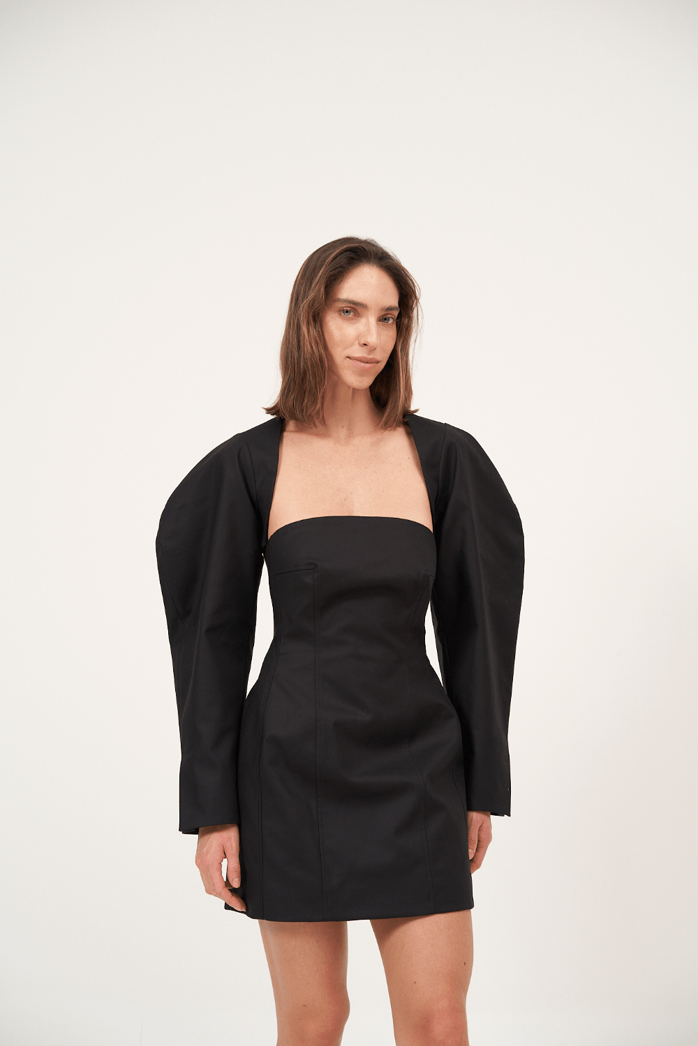 Vestido Mini Saj Framed - Preto