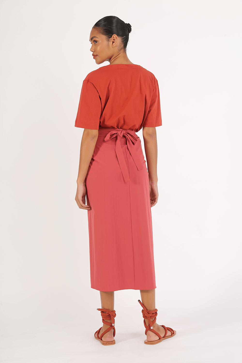 T-shirt Basic Callet Clemence - Laranja - Gallerist