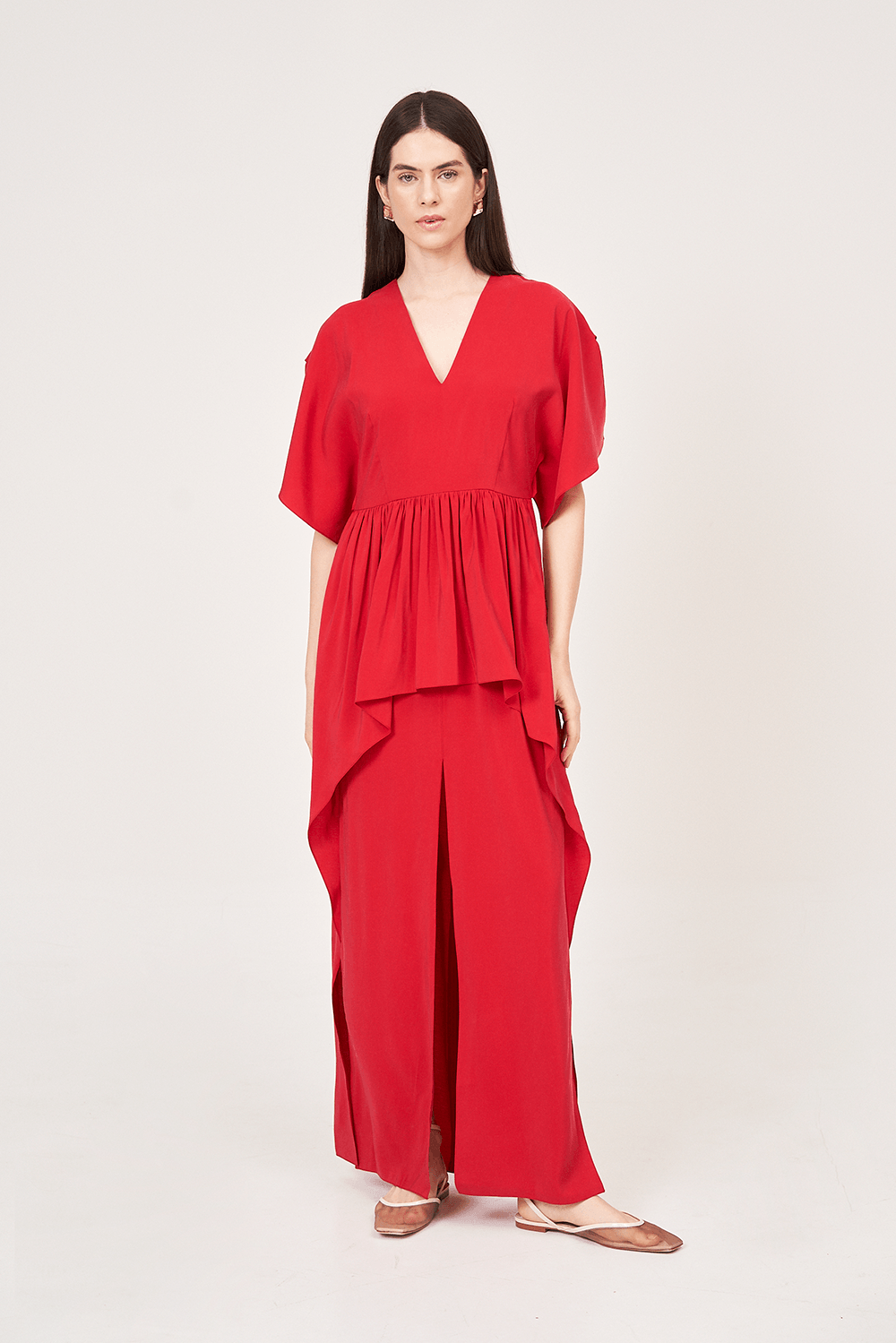 Vestido Flow Vermelho Modem - Vermelho - Gallerist