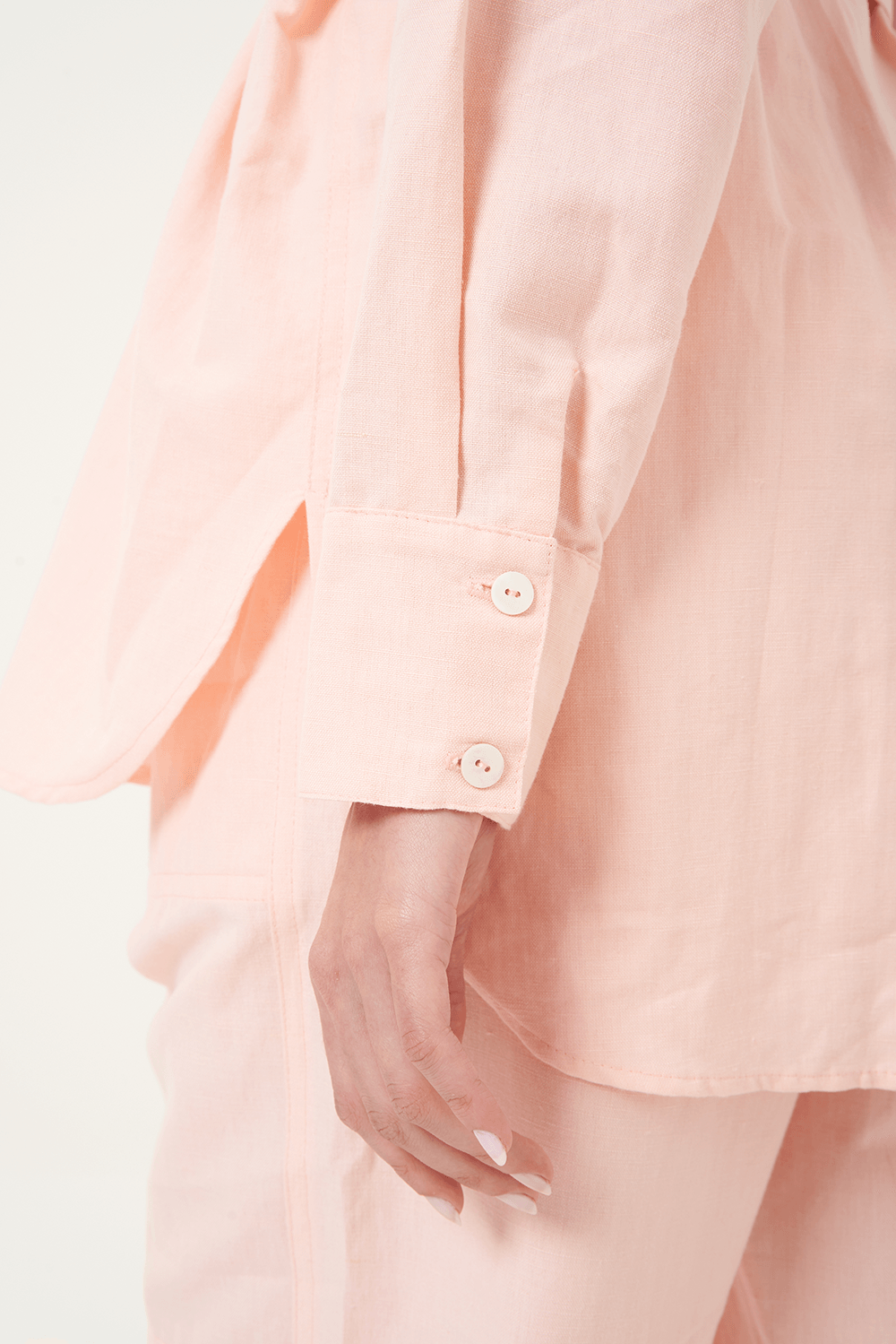 Camisa Pink Lin All Most Vintage - Rosa | Gallerist