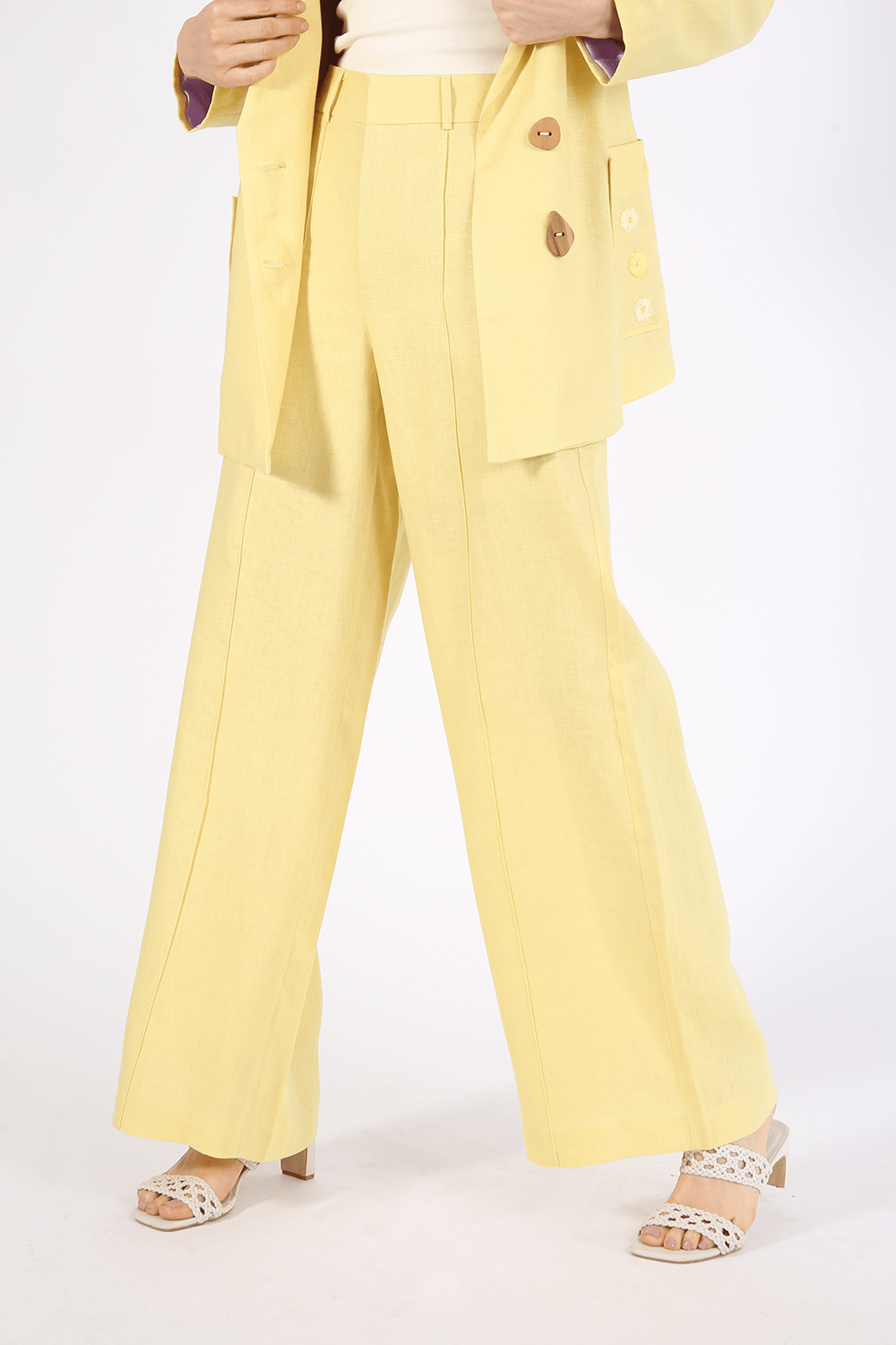 Calça Dani Amarelo Aleha - Amarelo